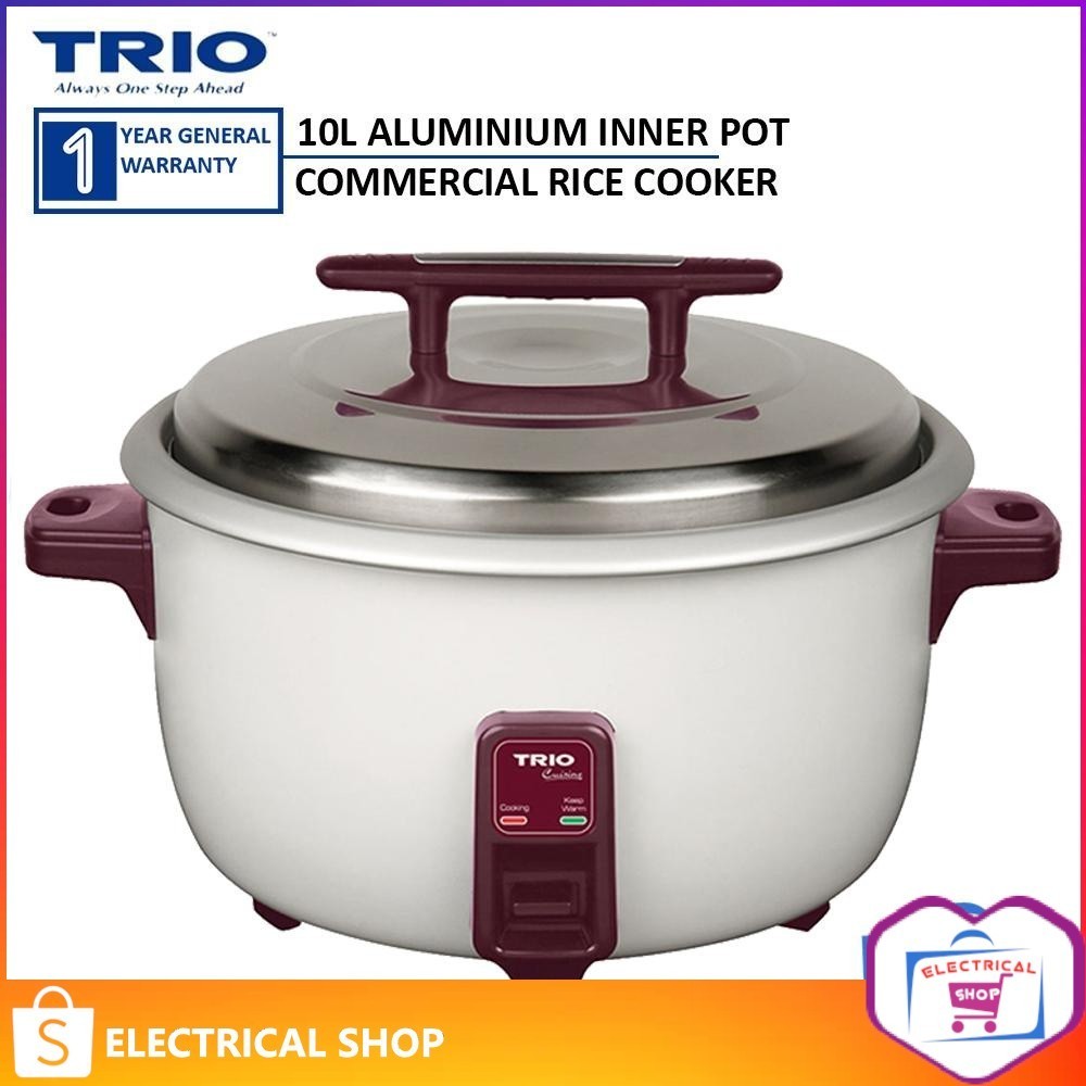 Trio Commercial Rice Cooker (10L) TRC-10L | Shopee Malaysia