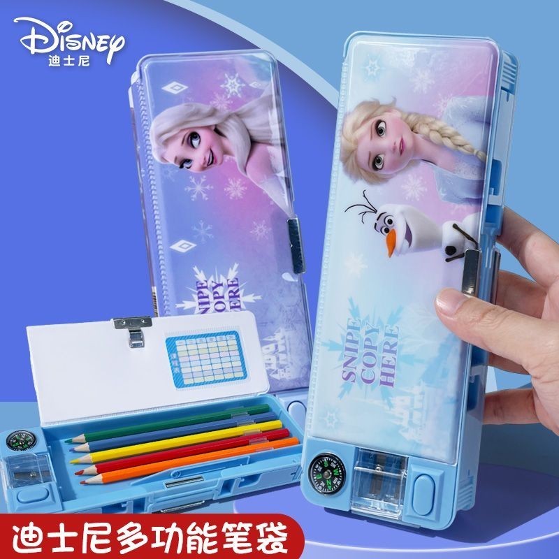 Pencil Case Frozen Princess Elsa Stationery Box Girl Primary School ...