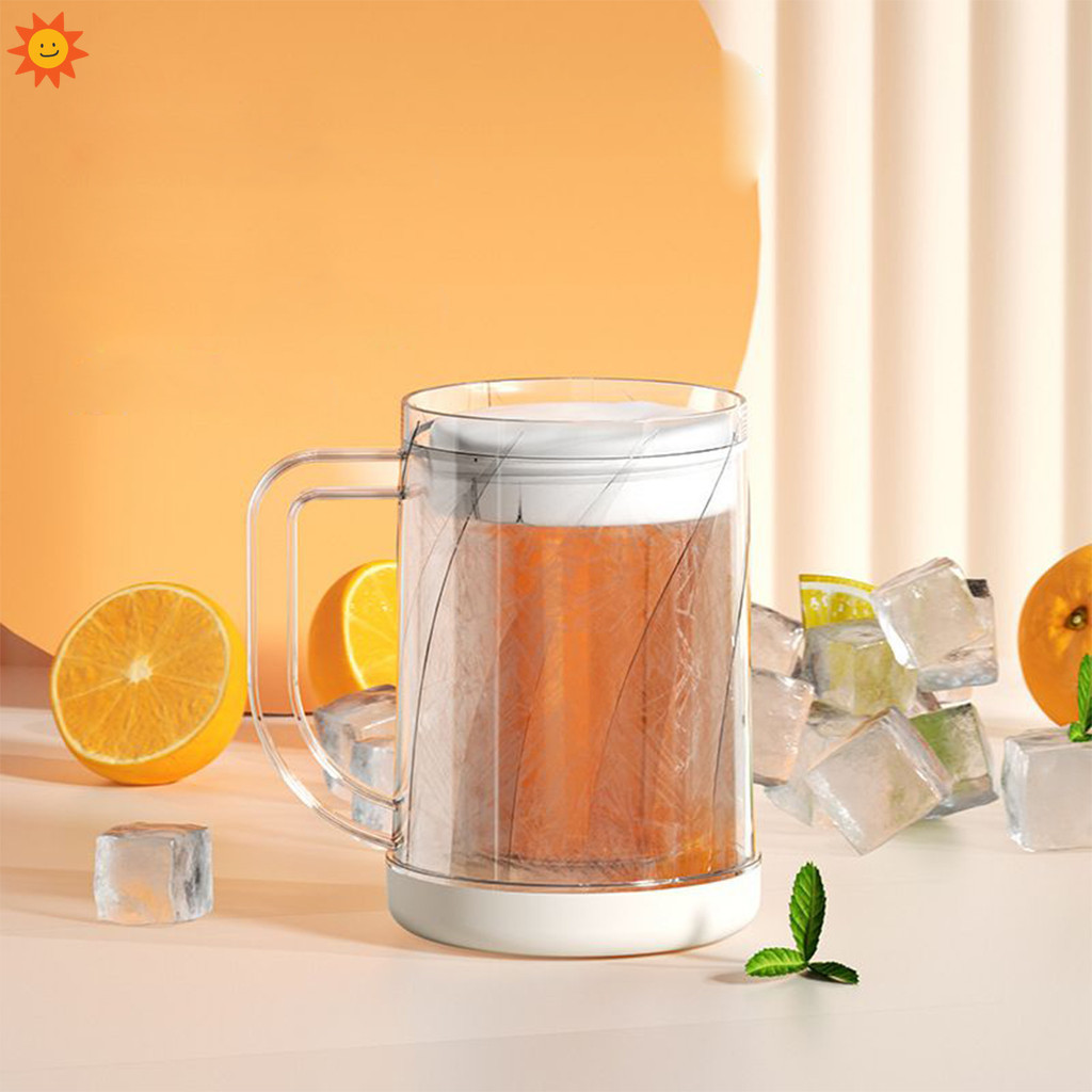Double Walled Freezer Cup, Double Walled Glass Coffee Mugs, Double ...
