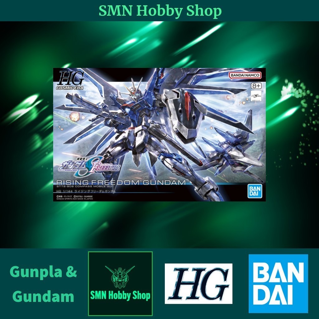 HG 1/144 Rising Freedom Gundam 243 Gunpla Gundam Toys Plastic Model Kit [HGCE] (Bandai) | Shopee ...