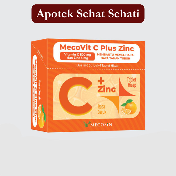 MECOVIT C +ZINC ORANGE 24 Suction Tablets | Shopee Malaysia