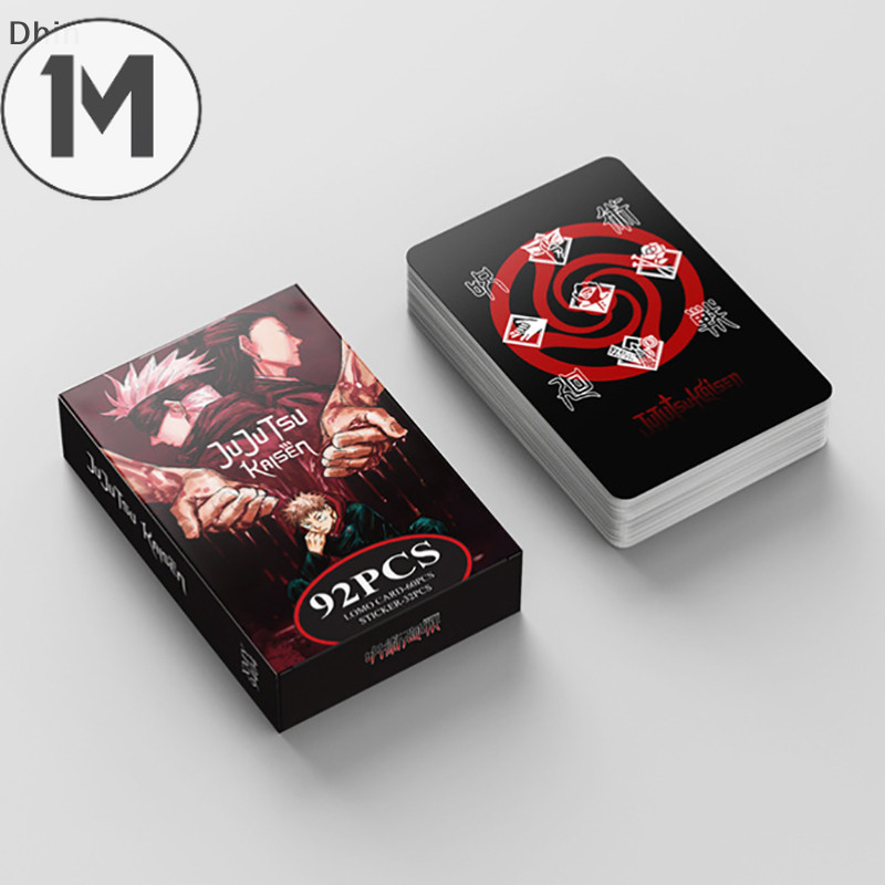 1M 92pcs/Set Anime Jujutsu Kaisen Mini Postcard Gojo Satoru Yuuji ...