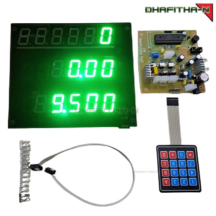 HIJAU Cpu Set Pom Mini AC Votre IC 16/32+ 7-segment Display Green Color ...