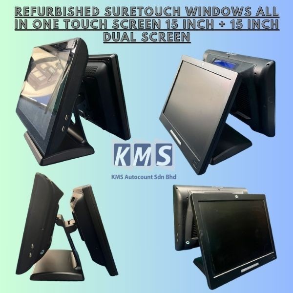 Refurbished Suretouch Windows All in One Touch screen 15 inch + 15 inch ...