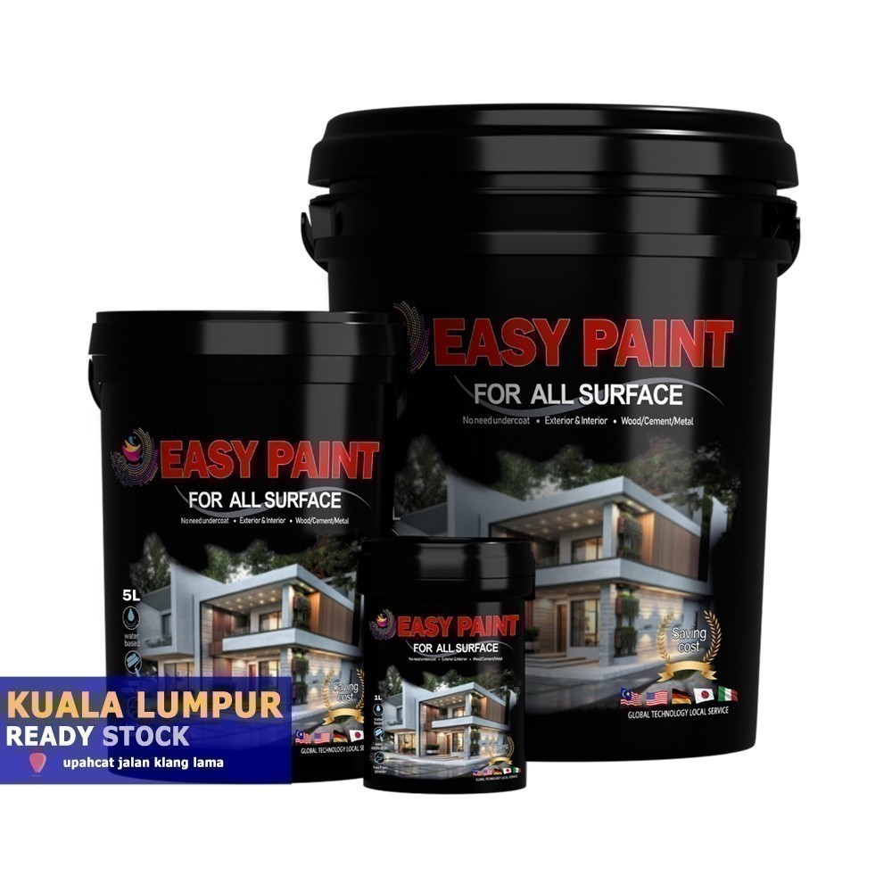 1 Liter and 5 Liter - FIX SILVER JB3030, Easy Paint All Surface for interior & exterior wall ...