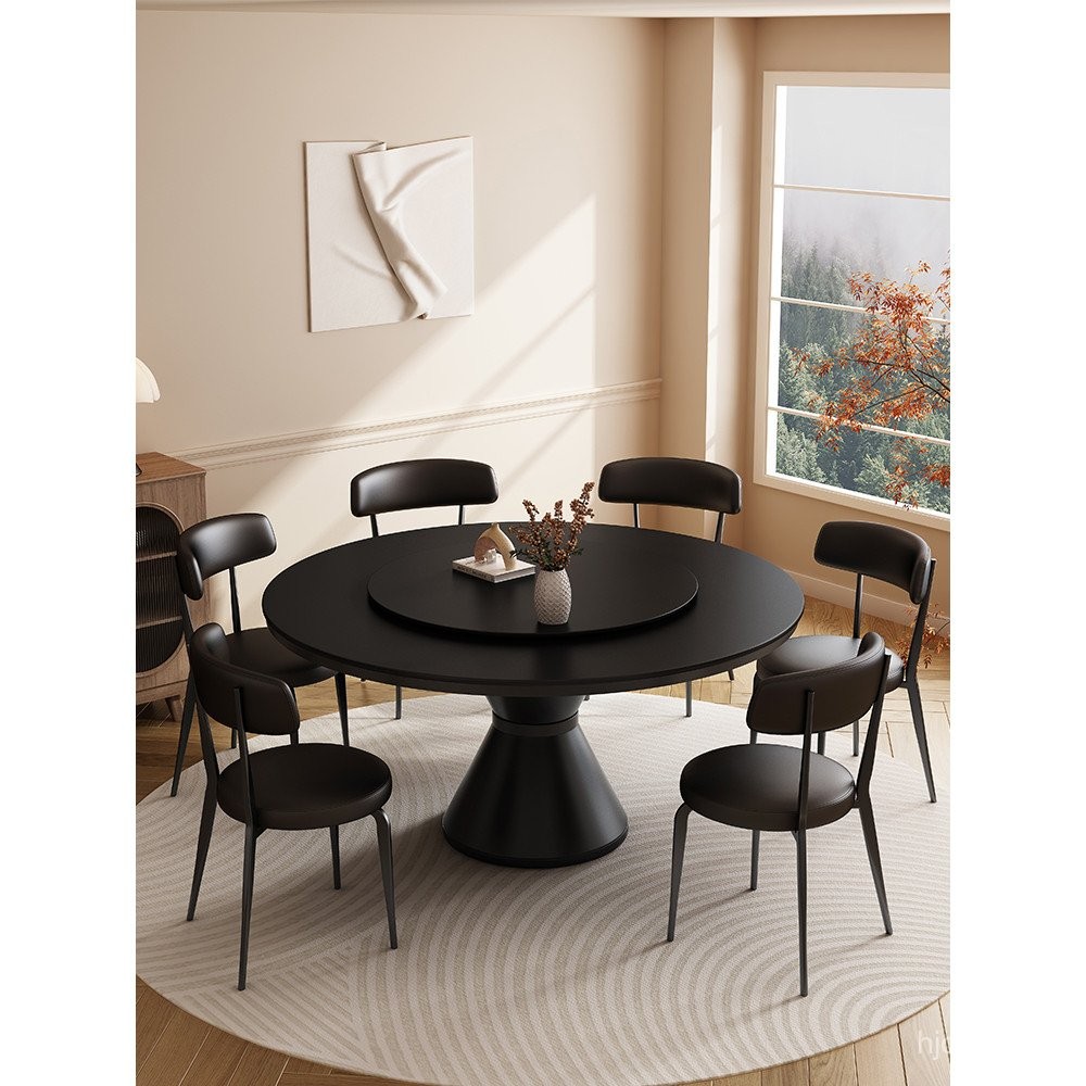 Slate Dining Table Chair Combination Light Luxury Style Modern Simple ...
