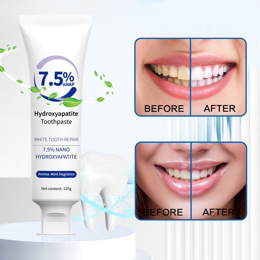 Hydroxyapatite Toothpaste for Enamel Protection, Fluoride-Free Formula ...