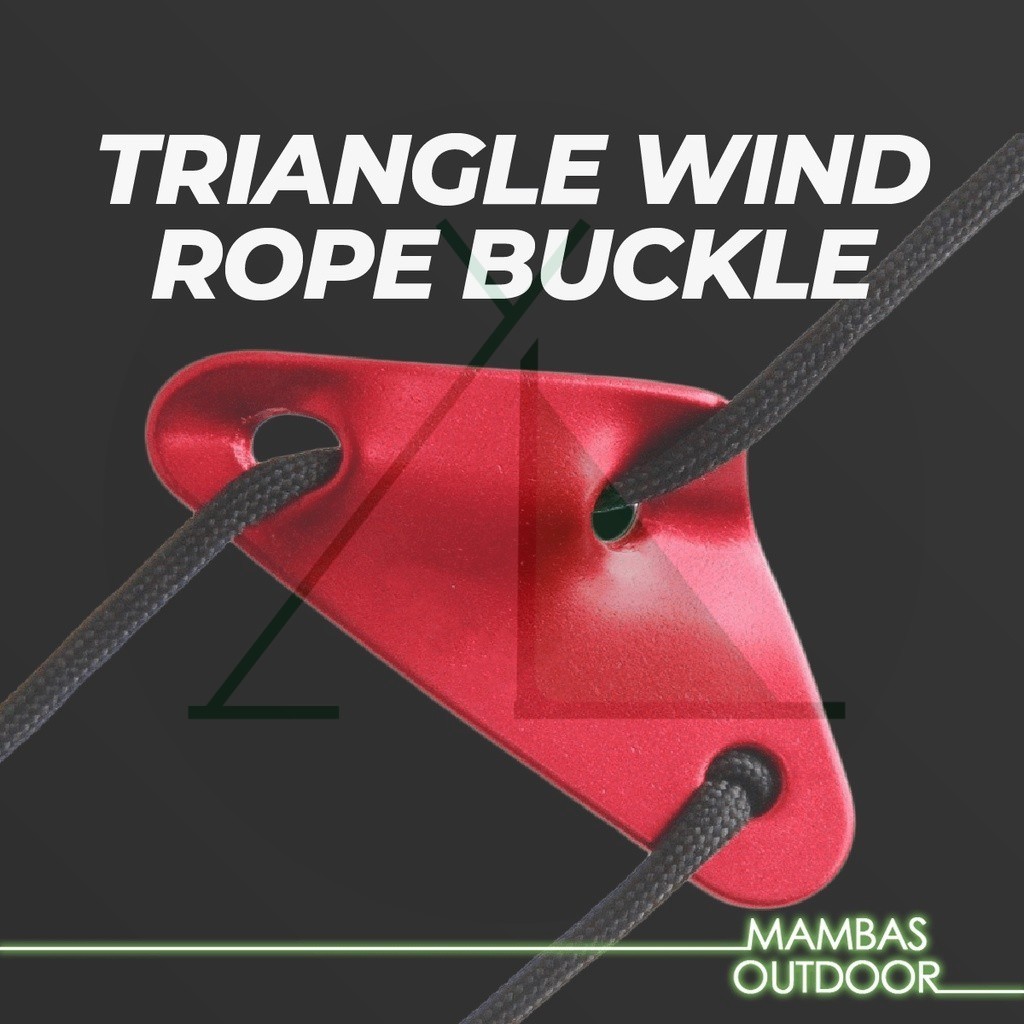 Camping Triangle Wind Rope Buckle Outdoor Tent Tarp Flysheet Adjuster ...