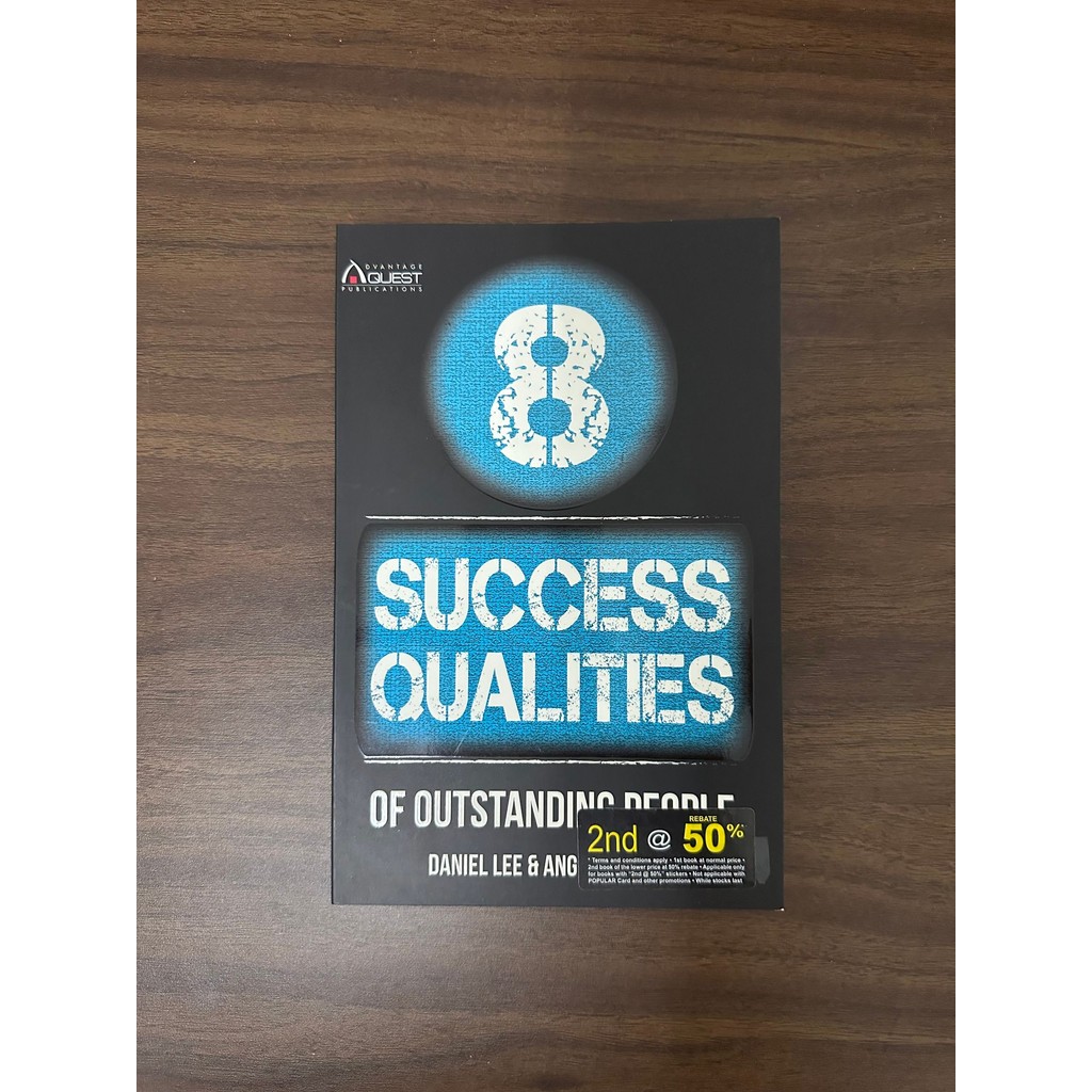 [Used Book] 8 Success Qualities of Outstanding People - Daniel Lee ...