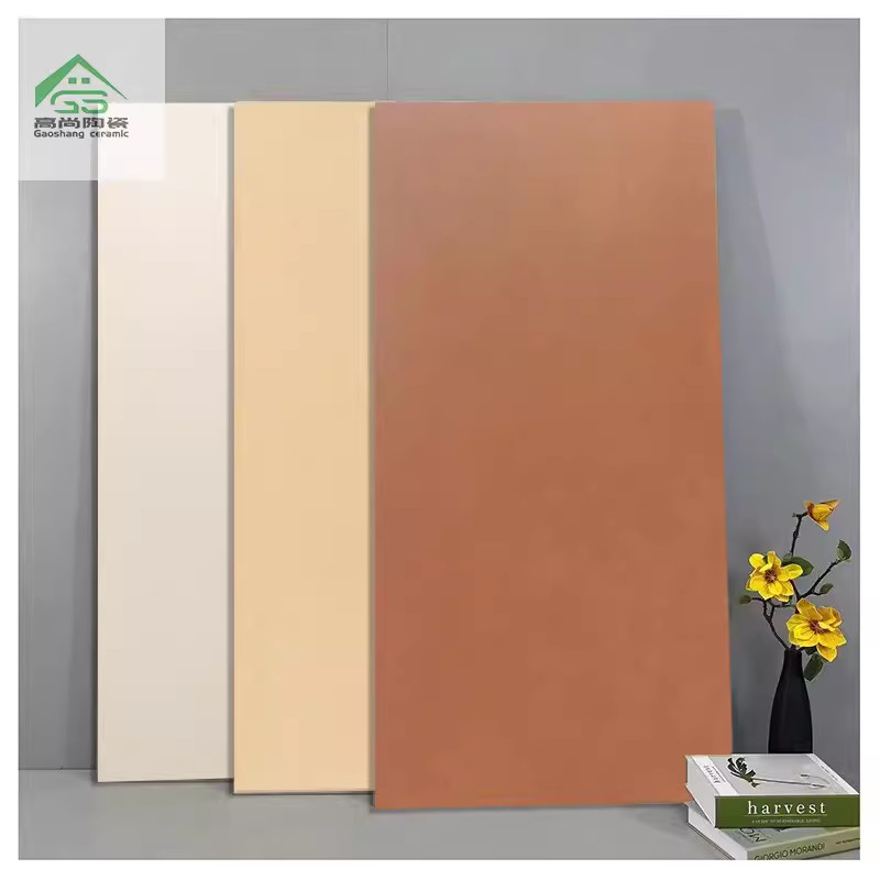Jubin Warna Morandi 750x1500 Cahaya Lembut Warna Pepejal Jubin Dinding ...