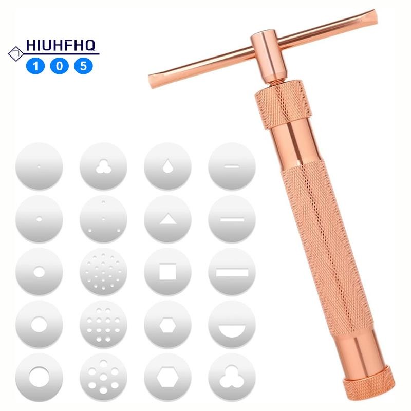 Clay Extruder,Fondant Extruder Stainless Steel Clay Extruder with 20 ...