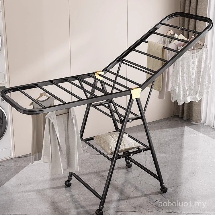 Rak pengeringan lipat Rak pengeringan bilik tidur lantai rumah tangga ...