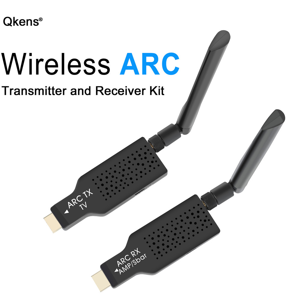 2.4G Wireless HDMI ARC Audio Transmitter and Receiver Extender Adapter ...