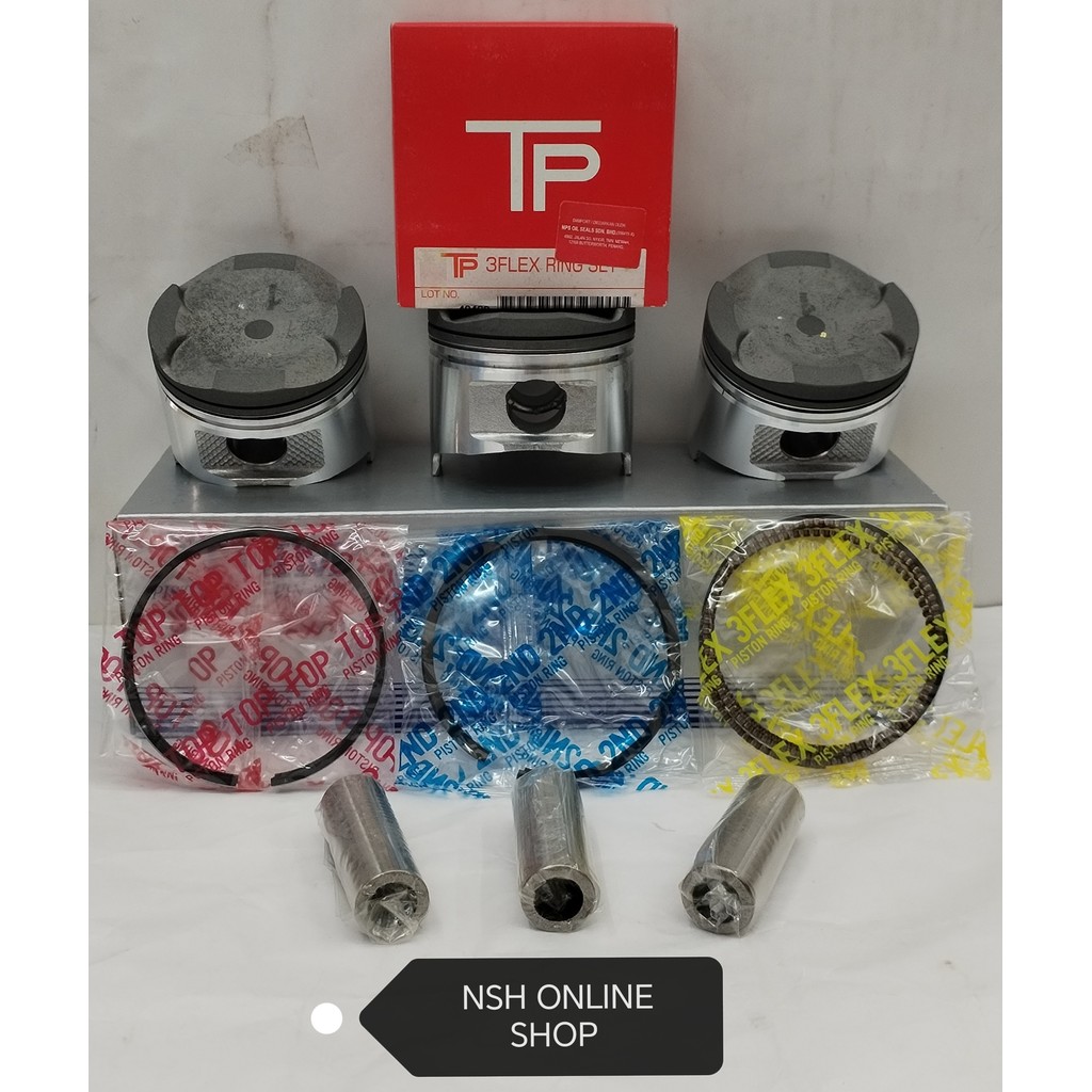 Piston Assy (TRIM)+Piston Ring (TP JAPAN) for Perodua Viva 850 Kancil ...