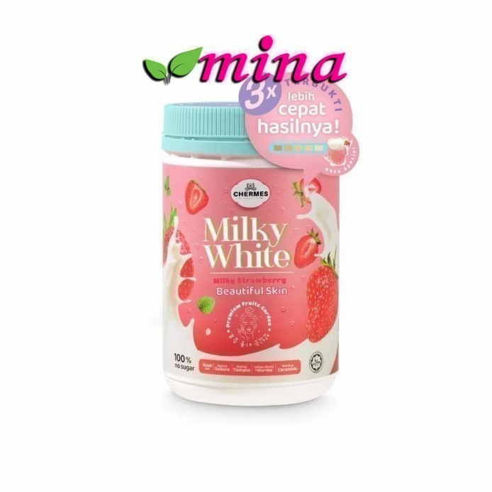 Milky White Botol Hijau Whitening Powder Collagen Chermes K-Colly Pearl ...