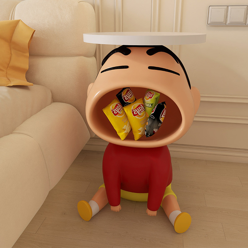 Crayon Shin-chan Periferal Figurine Ruang Tamu Sofa Kabinet TV Di ...