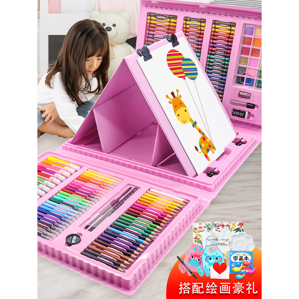 Set Pen Cat Air Pen Warna Alat Lukisan Kanak-kanak Melukis Berus Tadika ...