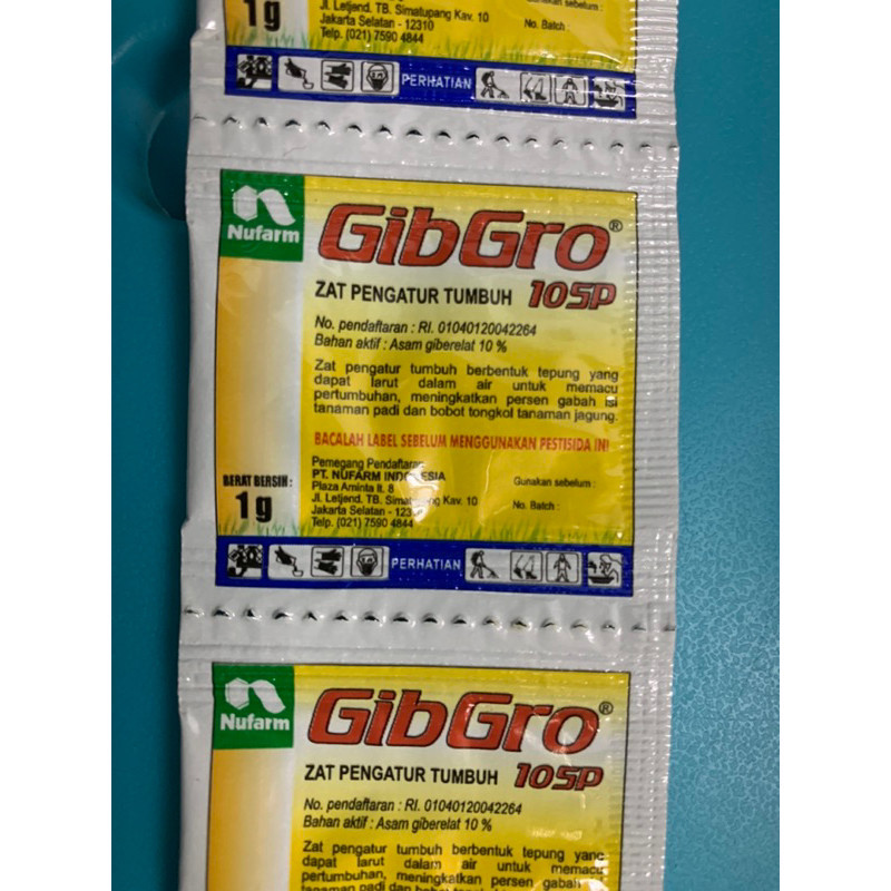 (1 Packet 1g) NUFARM GibGro ,Baja Gibberellic acid | Zat Pengatur ...