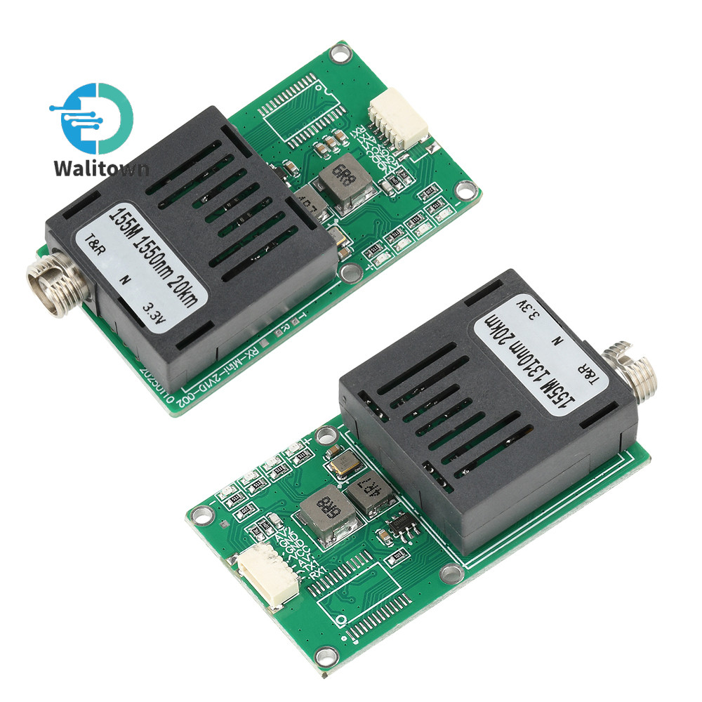 Sky/Earth TTL Optical Transceiver Module DC5.5-26V FC RX/TX/AV/VCC/GND ...
