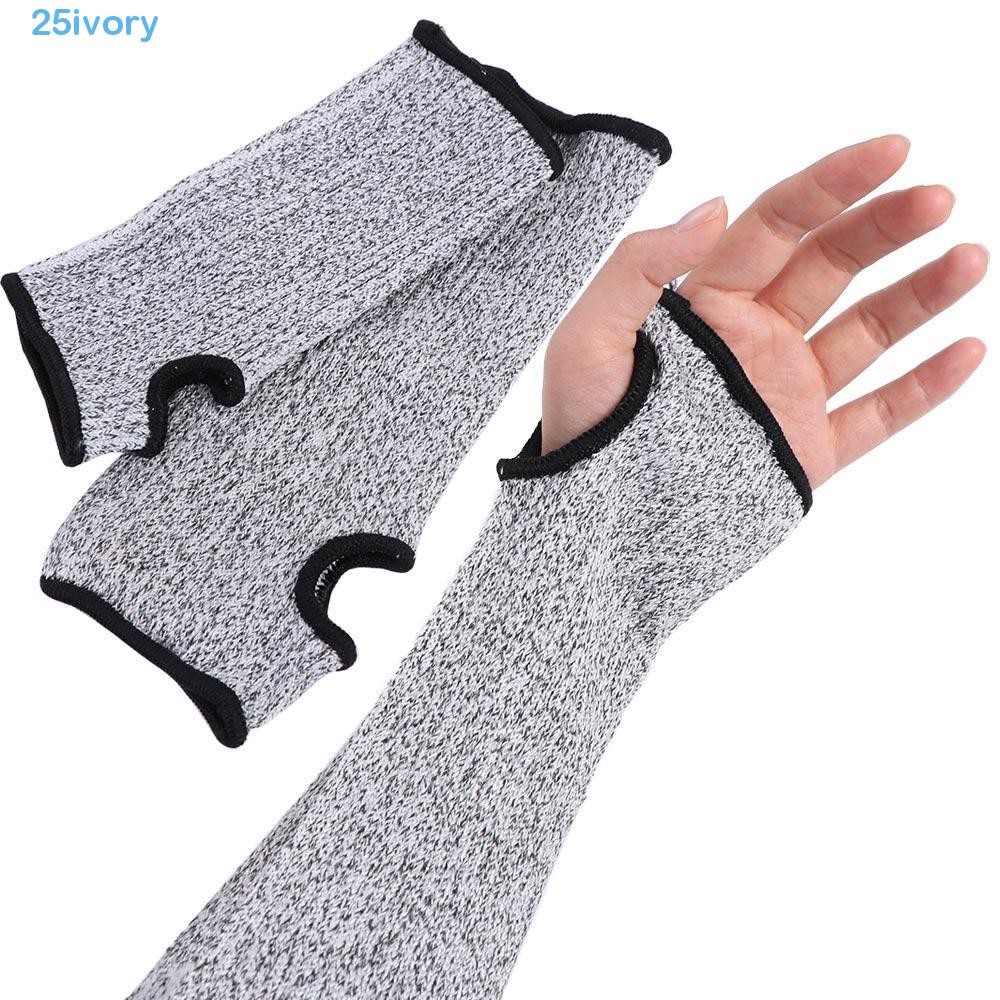 IVORY 5 HPPE Cut-resistant Arm Sleeve, Cut Resistant Anti Abrasion ...