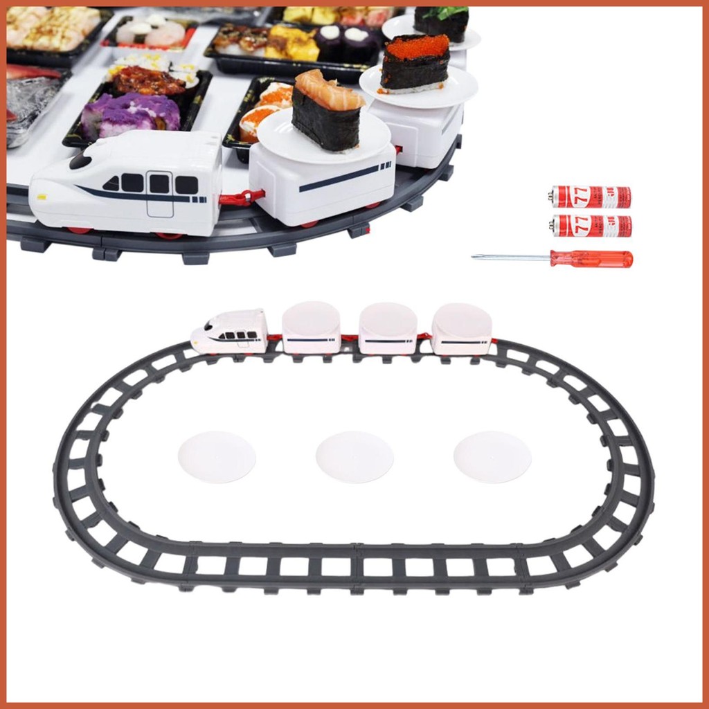 Sushi Train Toy 22X Sushi Serving Tray Rail Battery Powered Intelligent ...