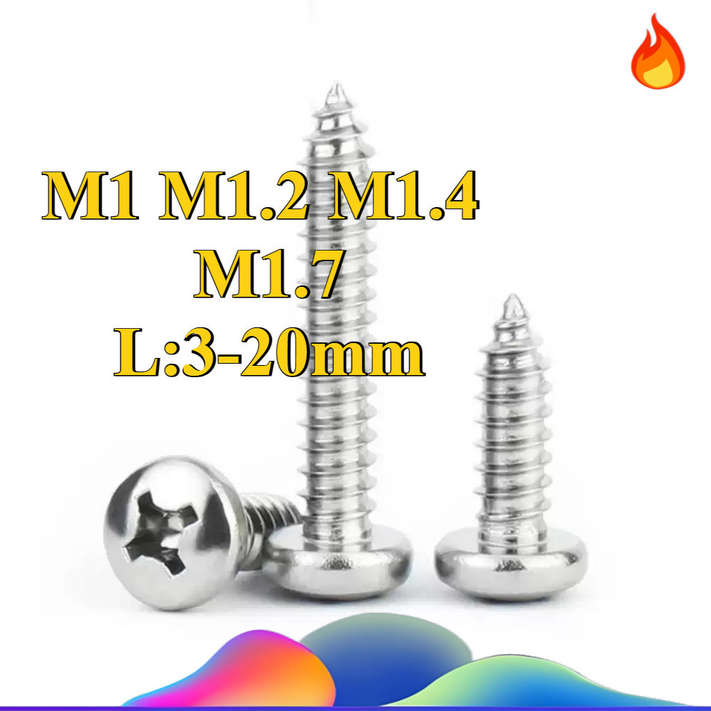 ((Quick Shipment) Phillips Round Head with Screw/Stainless Steel 304 self Drilling Cross Screw ...