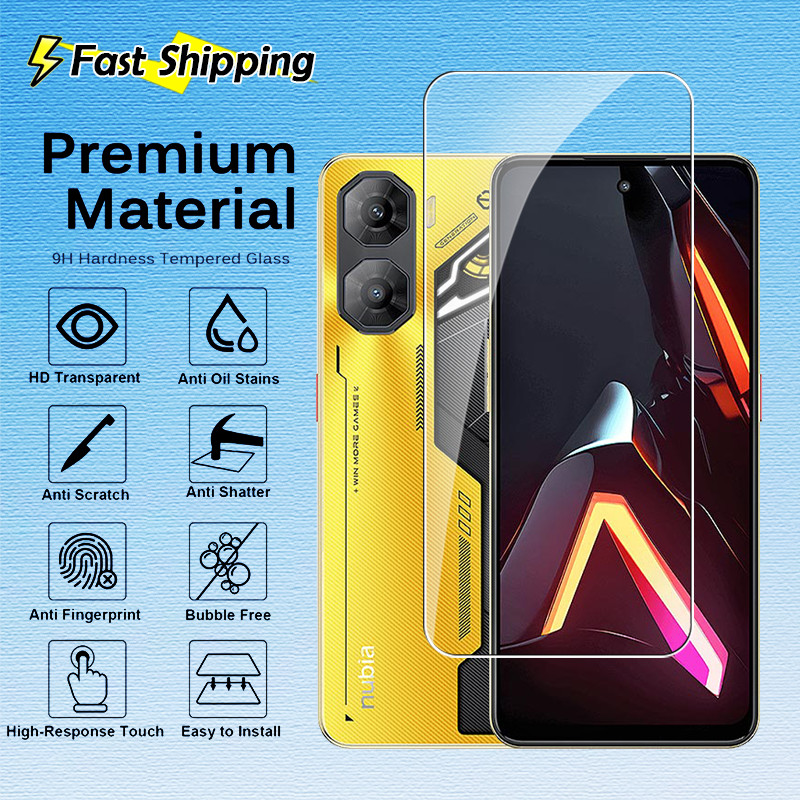 1-3 Pcs 9H Full Screen Cover Tempered Glass 3D Edge Protector For ZTE ...