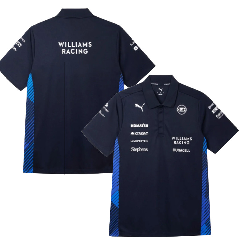 2025 New F1 Racing Suit + Williams Racing Team F1 jersey + Summer Men ...