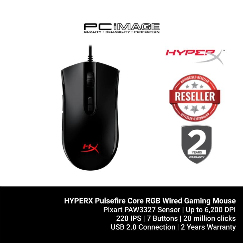HYPERX Pulsefire Core RGB Wired Gaming Mouse | Shopee Malaysia