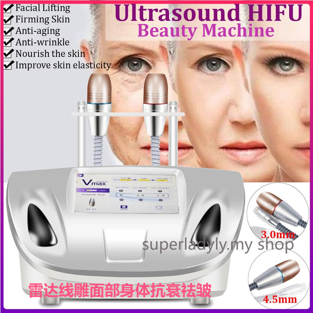 雷达线雕HIFU Vmax Facial Lifting Wrinkle Removal Machine Body Shaping Skin ...