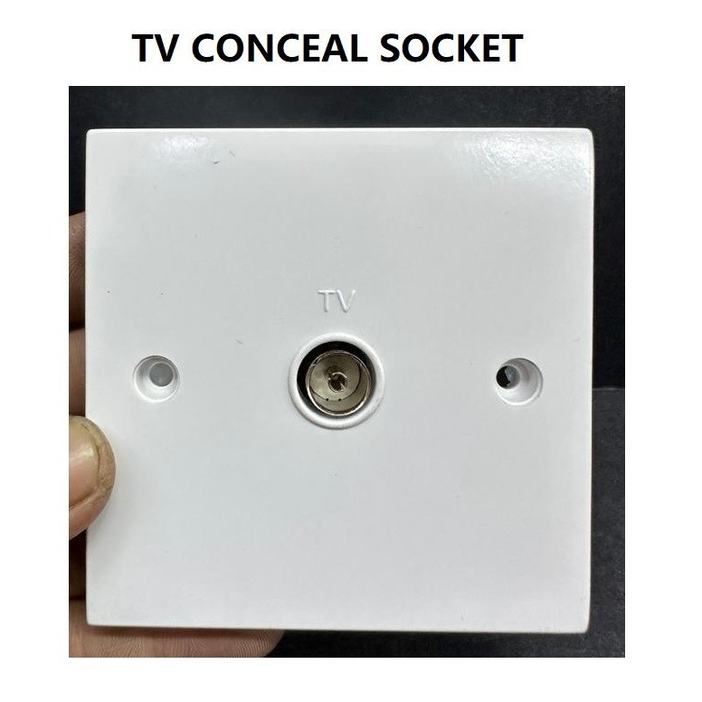 UMS TV Conceal Socket (Comes with 2 screws) | Shopee Malaysia