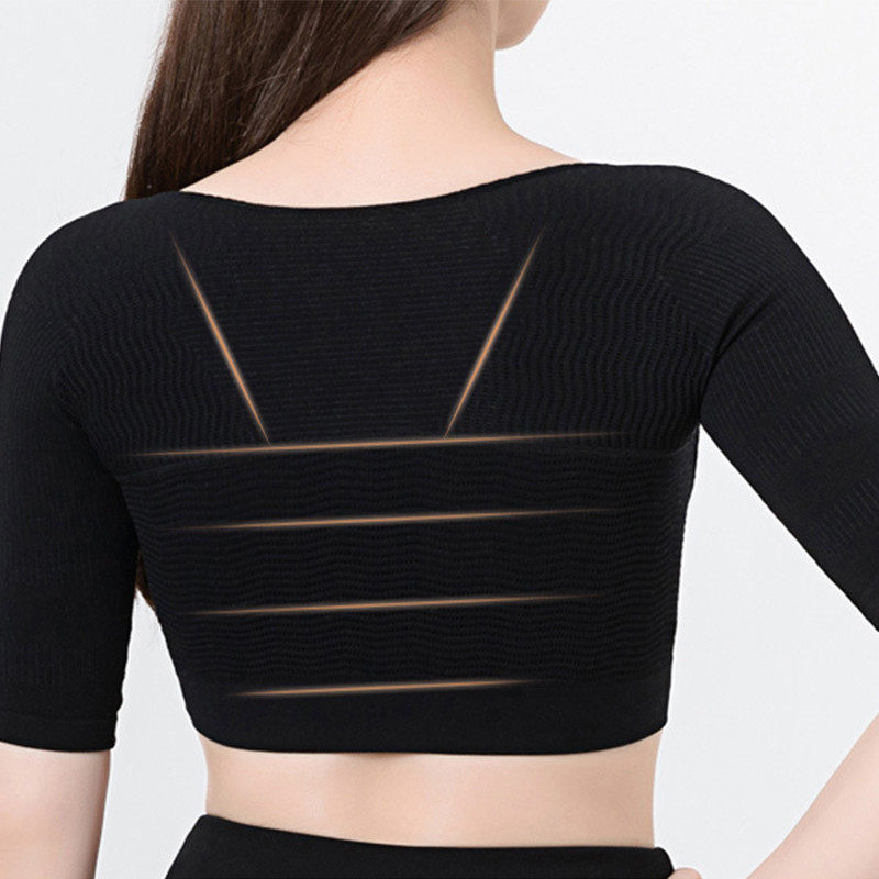 Women's Slimming Arm Shapers Back Shoulder Support Wrap Correct Posture ...
