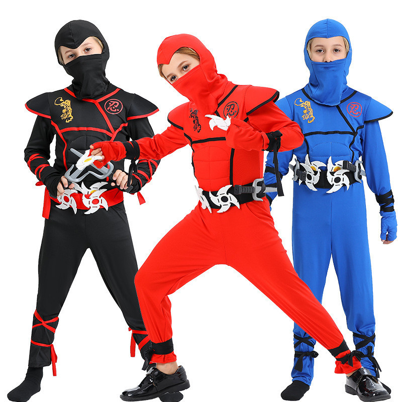 Cosplay Halloween Costume Children Ninja Costume Muscle Costume Samurai ...