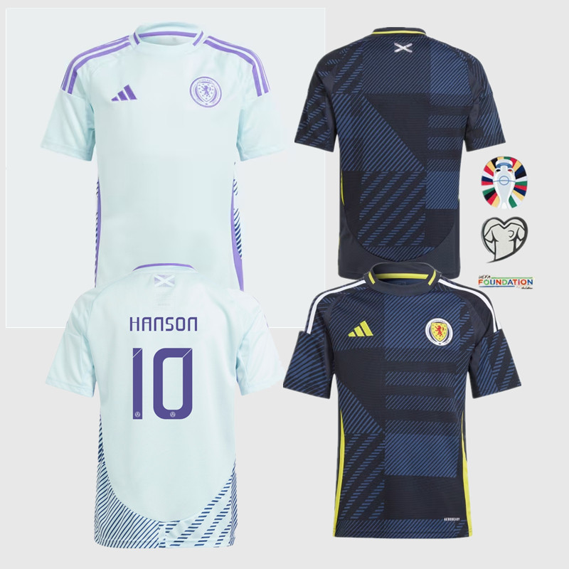 jersey Scotland 2024 Home and Away Men's Football Shirt custom name ...
