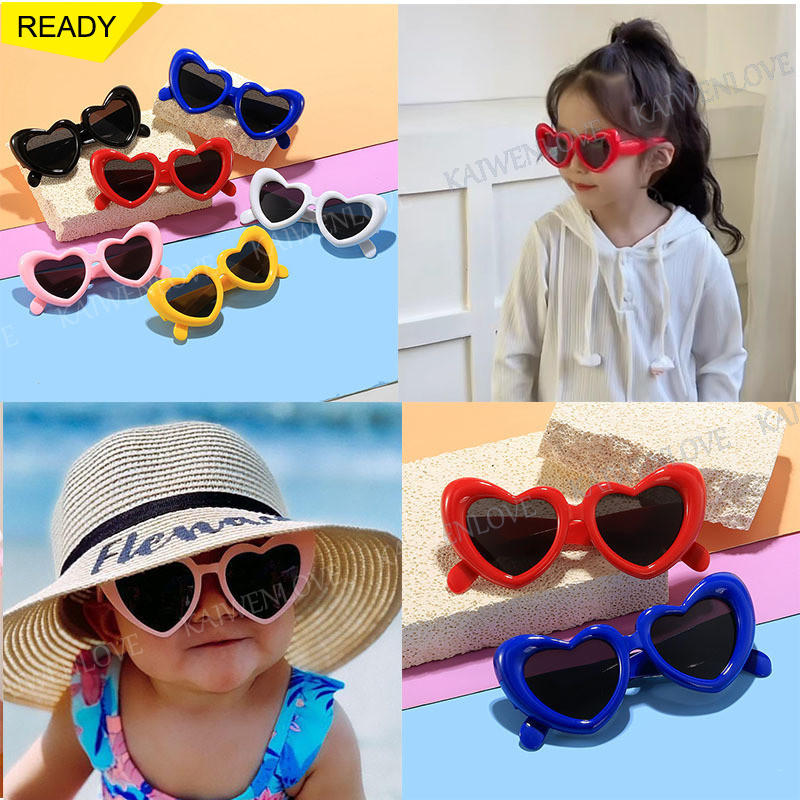 New Children's Sunglasses Funny and Funny Inflatable Cute Heart Shaped ...