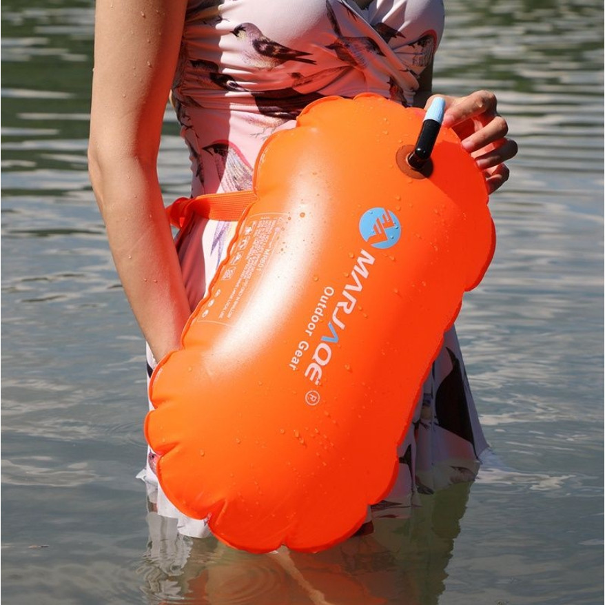 Highly Visible Safety Inflatable Open Water Swim Buoy Triathlon Ironman ...