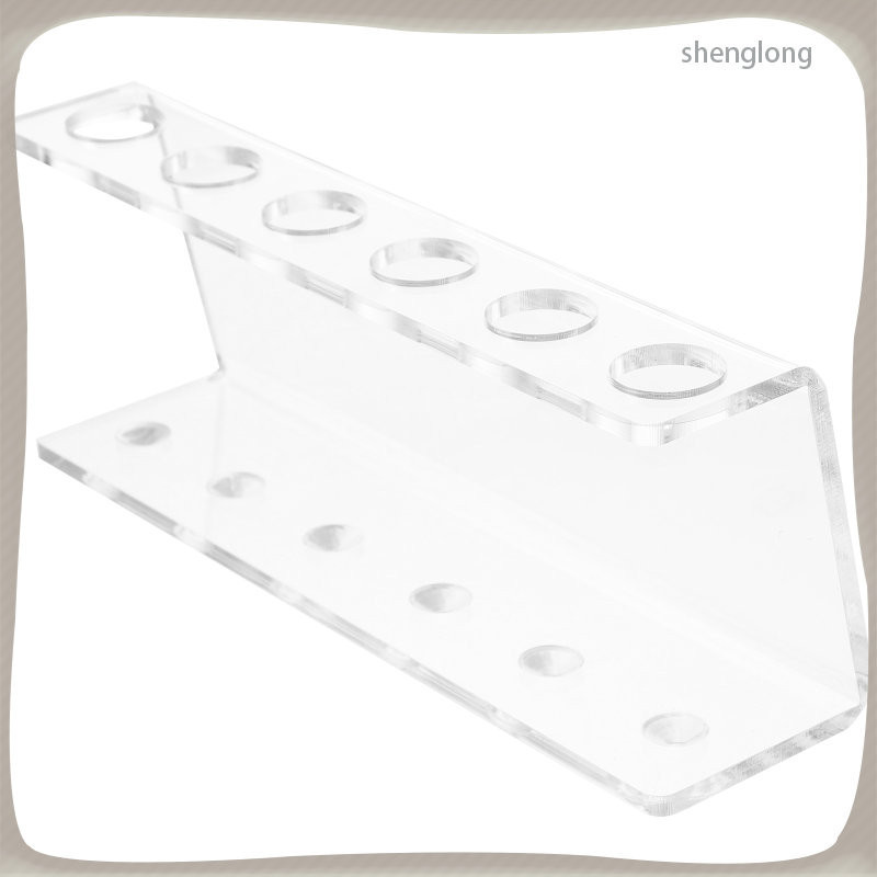 Acrylic Display Stand Desktop Test Tube Holder Storage Shelf Hydroponic ...
