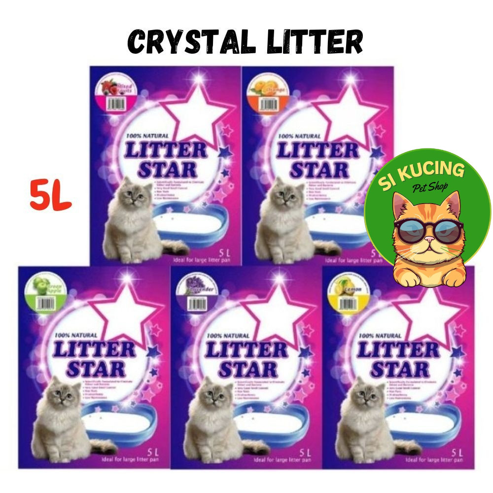 Litter Star Crystal Cat Litter (5L) Pasir Kucing Kristal - CAT CARE ...