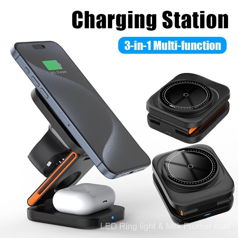 Multi functional foldable vertical three in one fast charging suitable ...