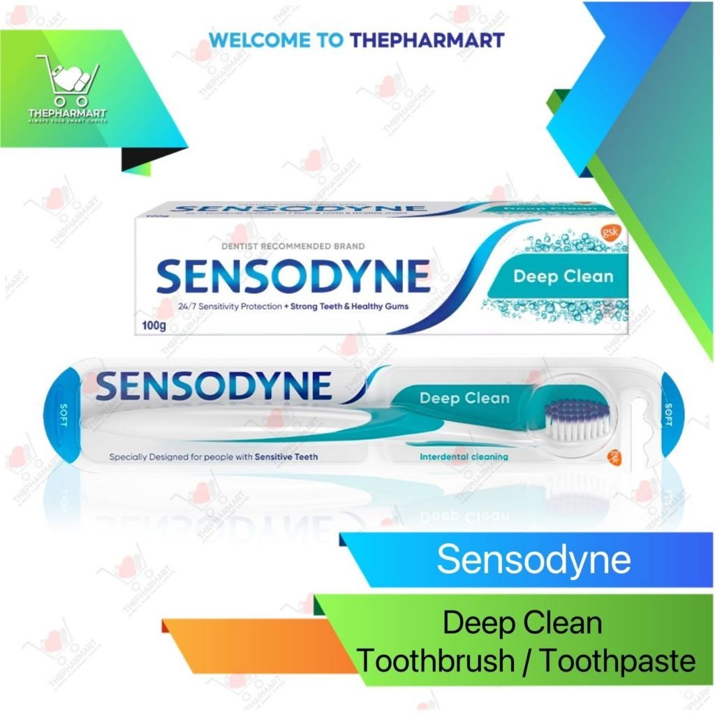 Sensodyne Toothbrush Deep Clean Toothbrush SOFT / Sensodyne Deep Clean ...