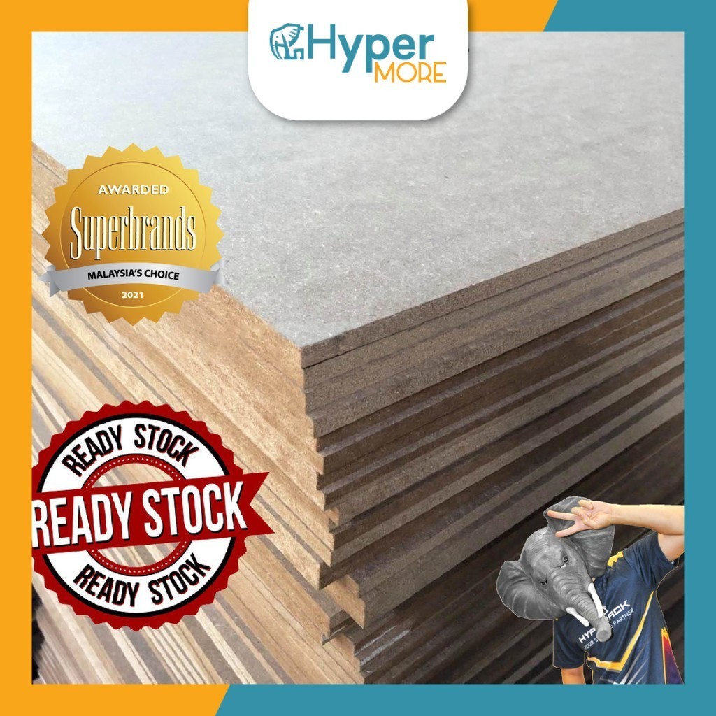 HYPERMORE HDF High Density Fibreboard Thickness 8mm | Shopee Malaysia