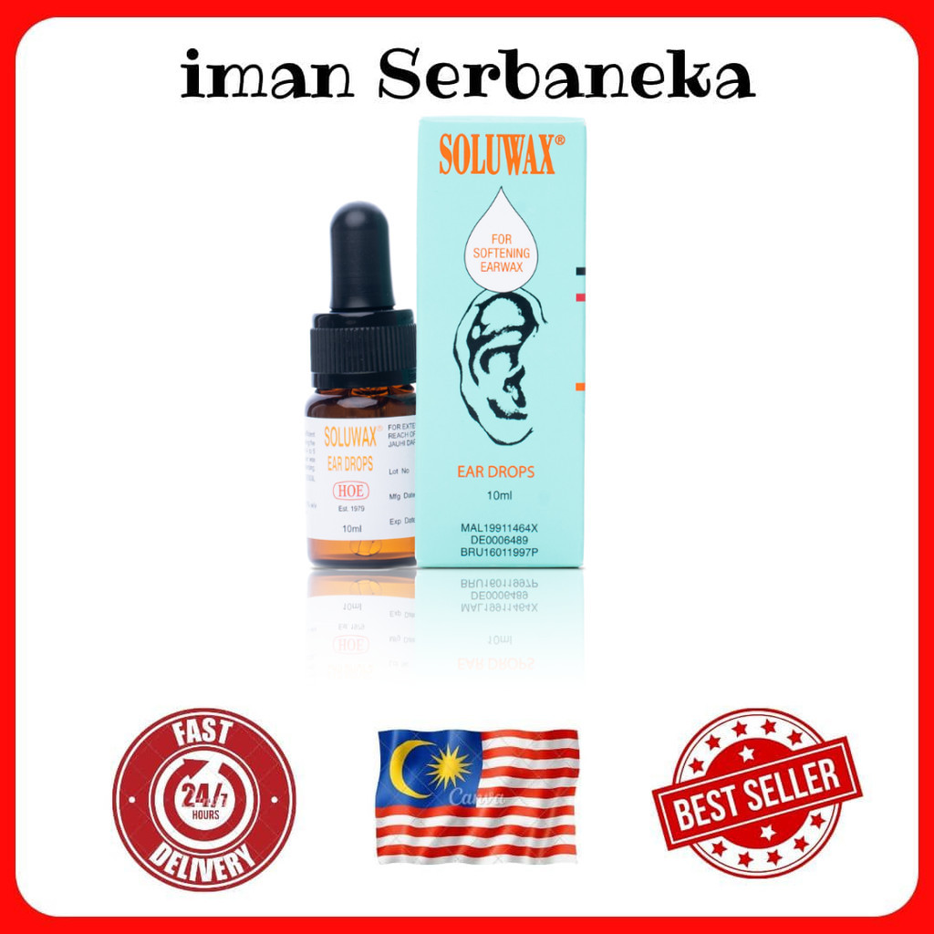 SOLUWAX EAR DROPS 10ML | Shopee Malaysia