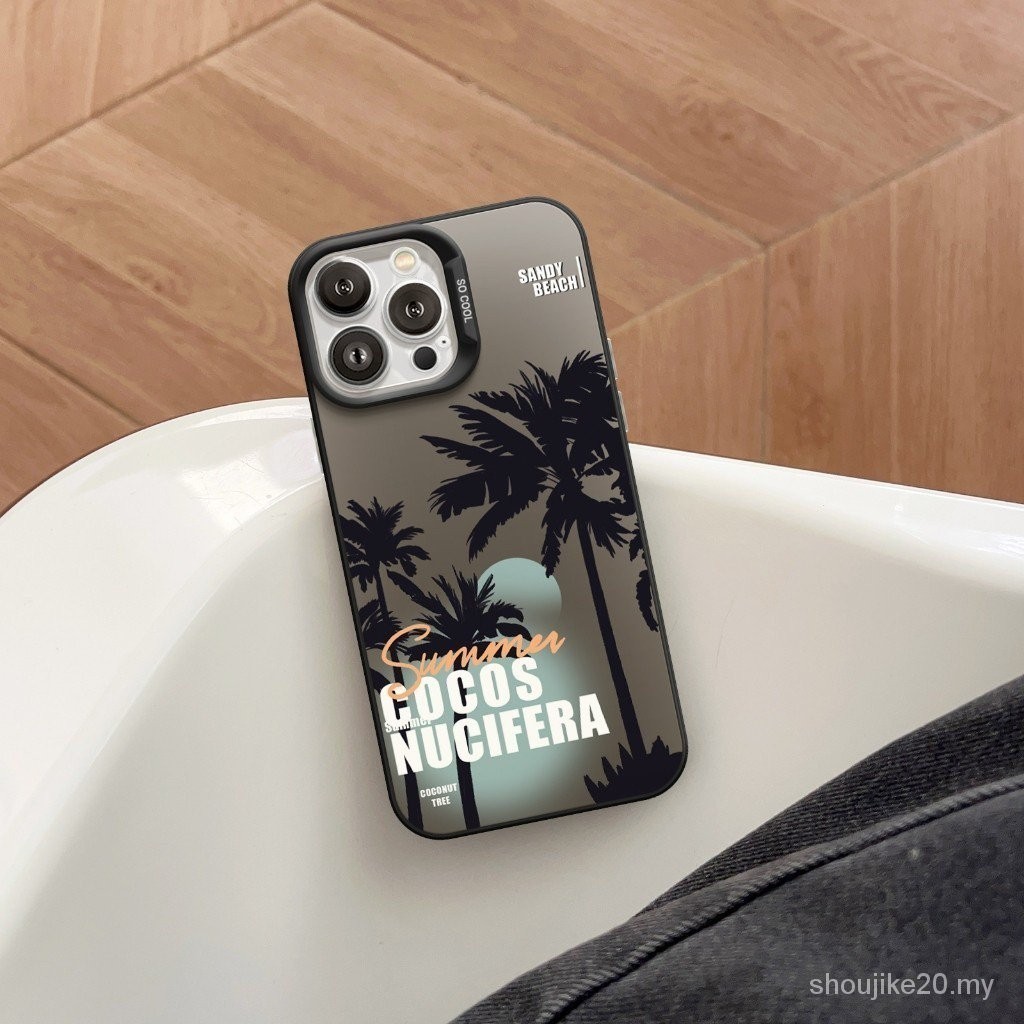 Anti-shock matte IMD sandy beach iPhone case cover for 6/6plus/7/8/Plus ...