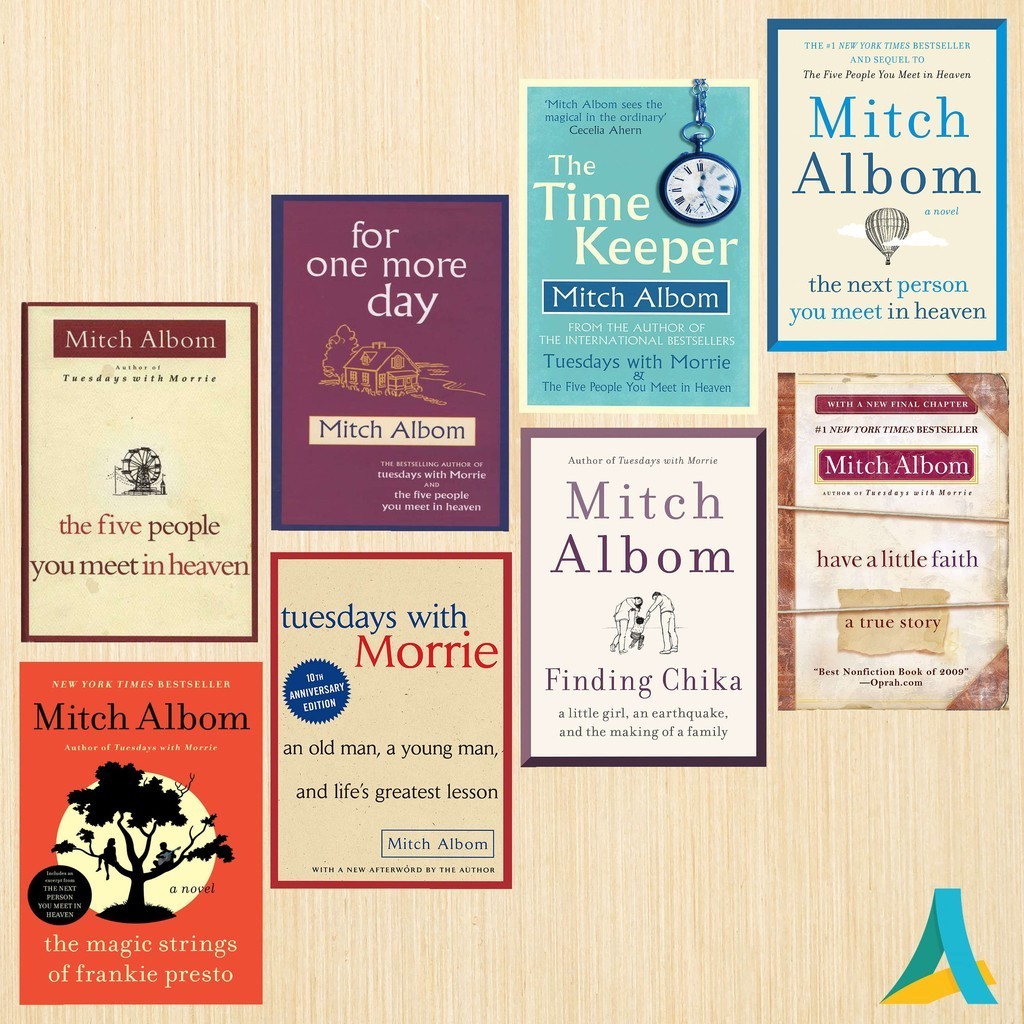Novel (English Version) Mitch Albom Series A Novel 9 Books (Tuesdays ...