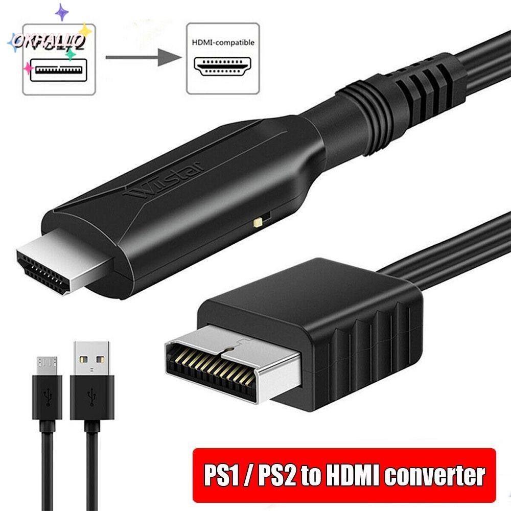 OKHALLO PS2 To HDMI Adapter Monitor Display Full HD Cable Adapte HD ...