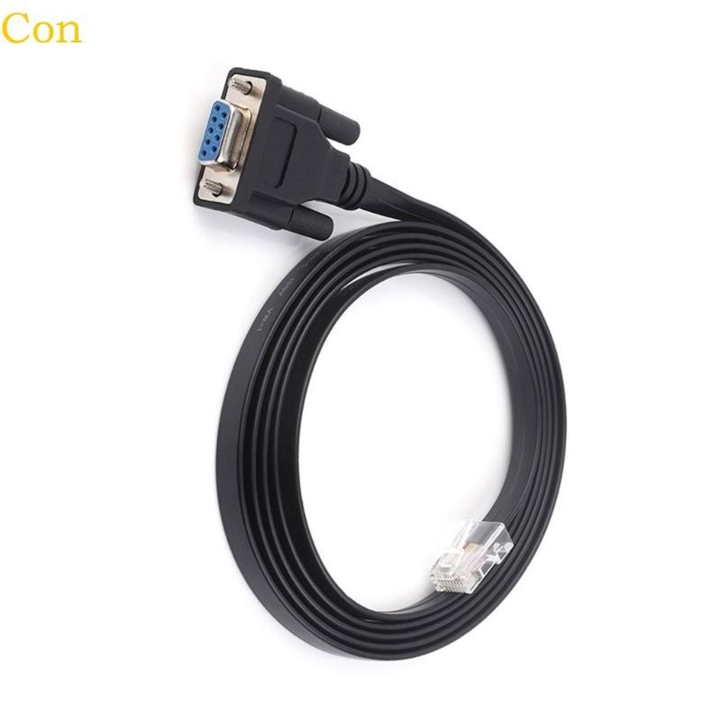 Con RS232 to RJ45 Console Cable DB9 9Pin Serial Port Female to Rj45 ...