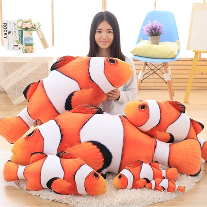 Clownfish Doll Nemo Big Pillow Plush Toy Finding Story Pattern Fish ...
