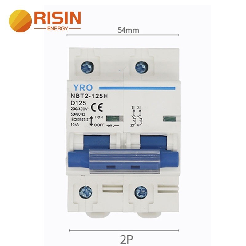 1P/2P/3P/4P Curve C MCB 220V 4.5KA AC Mini Circuit Breaker 80A/100A ...