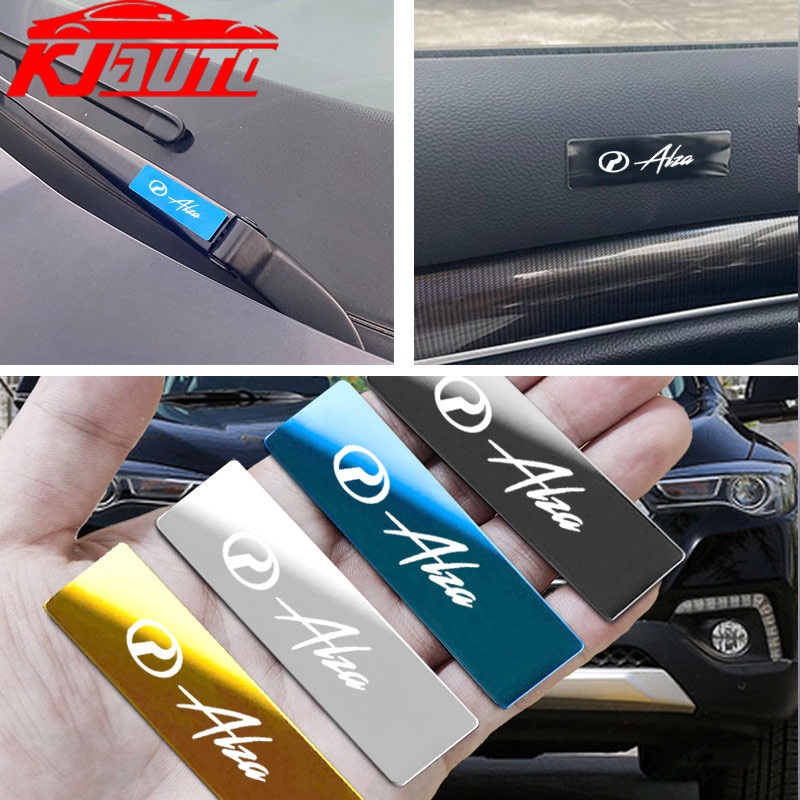 Perodua New Alza Car Body Fender Side Metal Emblem Sticker Auto Window ...