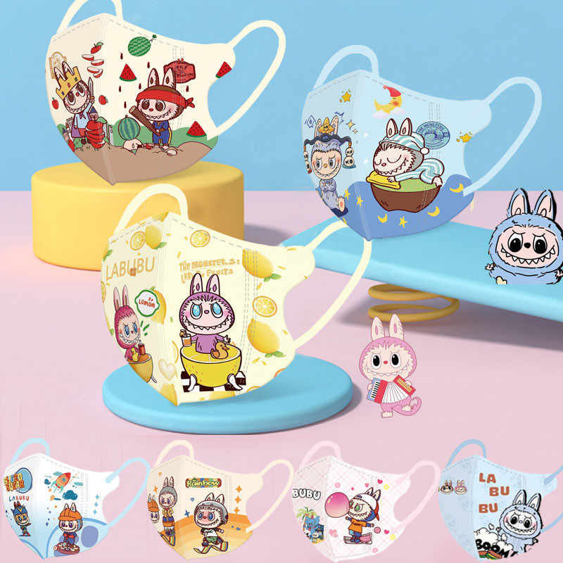 50 pieces of popular art for Labubu children. Labubu children's page 3D ...